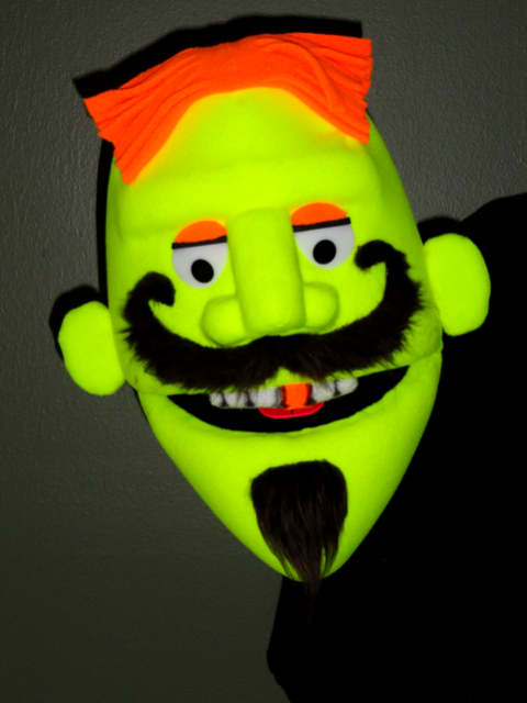 Blacklight Cowboy Kurt Puppet – Out of the Box Puppets