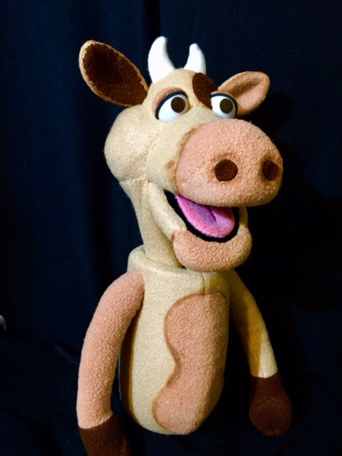 Cow Puppet- Brown – Out of the Box Puppets