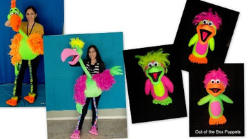 Blacklight Fly Away Puppet Combo – Out of the Box Puppets