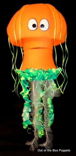 Blacklight Deluxe Jellyfish Puppet – Out of the Box Puppets