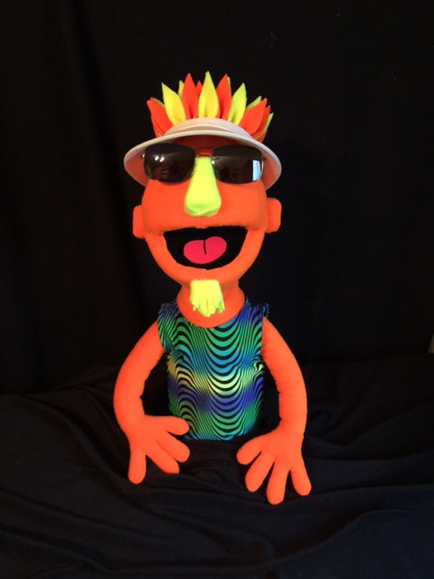 Blacklight Male Puppet Lance – Out of the Box Puppets