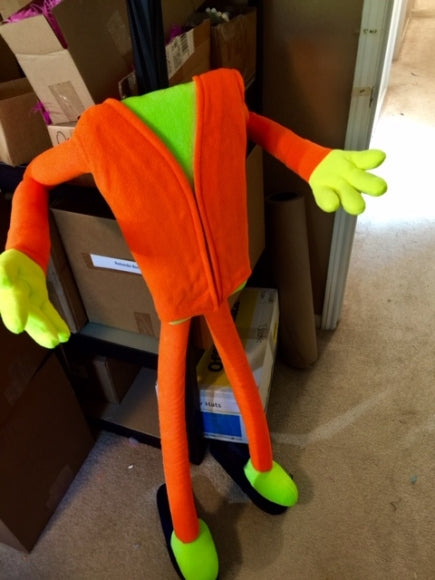 Blacklight Walk About Male Puppet body-Celebration – Out of the Box Puppets