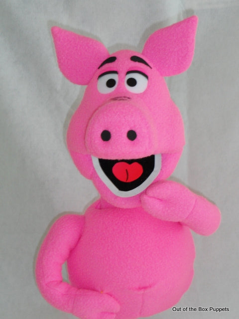 Blacklight Pig Puppet – Out of the Box Puppets