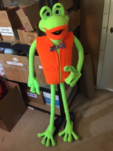 Blacklight Walk About Alberto Froggy Puppet – Out of the Box Puppets