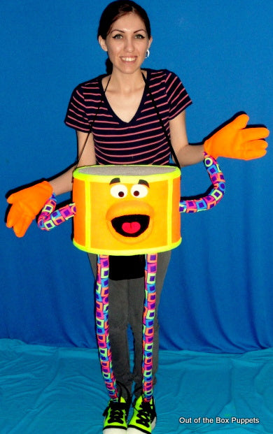 Blacklight Walk About Musical Prop/Puppet Combo – Out of the Box Puppets