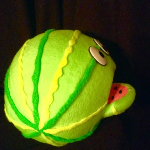 Blacklight Watermelon Puppet – Out of the Box Puppets