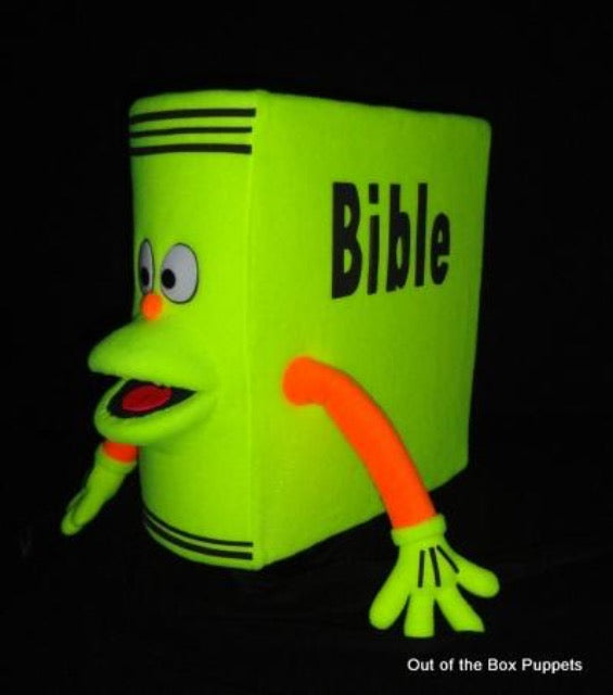Blacklight Book Puppet - Bible – Out of the Box Puppets